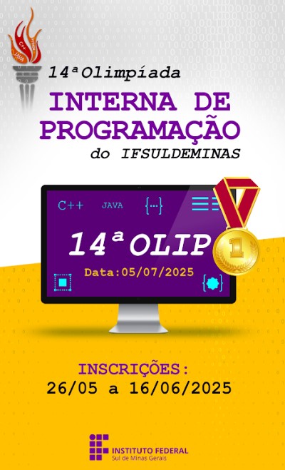 14ª OLIP - IFSULDEMINAS